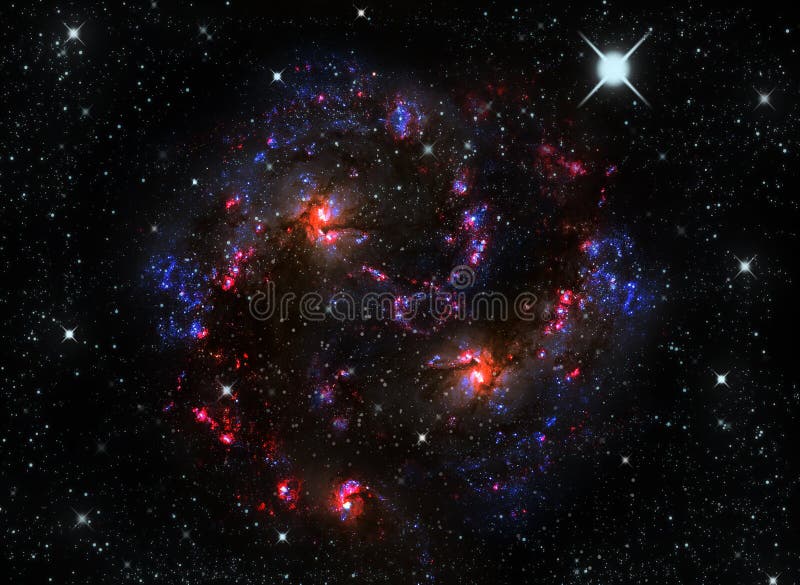 Nebulosa Espacial stock de ilustración. Ilustración de realista - 30331238