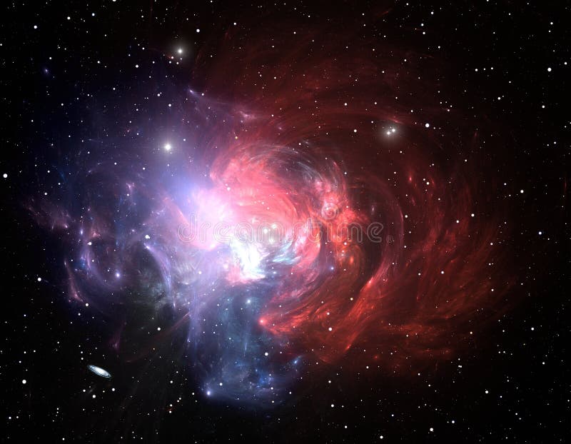 Nebulosa del espacio stock de ilustración. Ilustración de cielo - 48496029