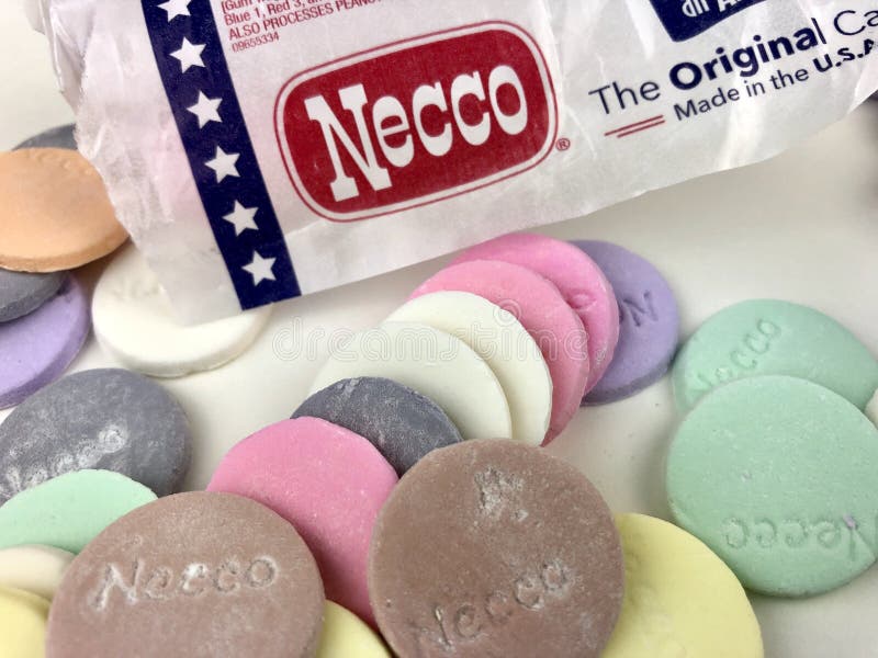 Necco Wafers on a White Background Editorial Image - Image of spangler ...