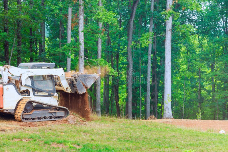 It is Necessary To Move Ground Using a Bulldozer while Landscaping Area ...