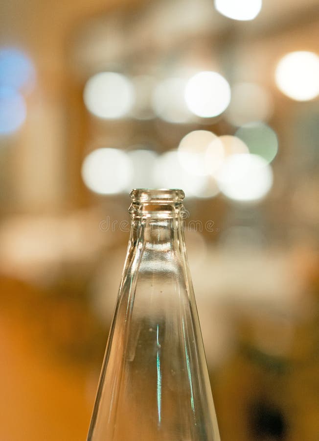 Neck of Glass Bottle with Beer and Can Opener Stock Photo - Image of ...