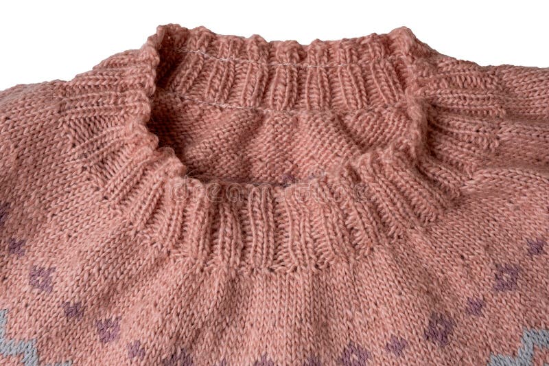 Neck of a Knitted Wool Sweater Stock Photo - Image of knitted, knitwear ...