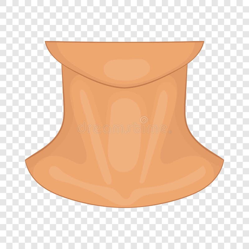 Neck icon, cartoon style stock vector. Illustration of biology - 147513134