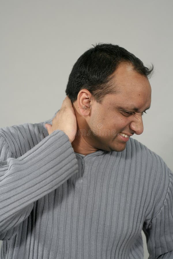 Neck pain stock image. Image of cervical, adjustment, stress - 411893