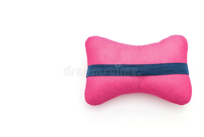 Neck pillow on white stock image. Image of head, neck - 96552799