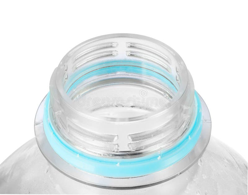 Neck of a plastic bottle stock photo. Image of plastic - 324558722