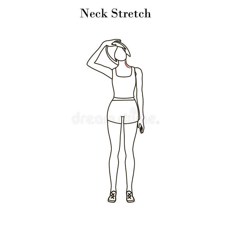 Neck Stretch Diagram