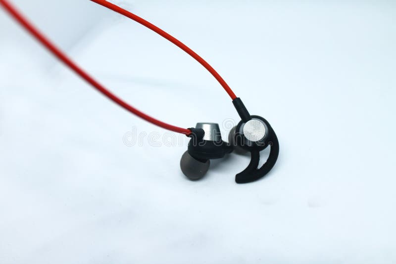 Neckband Image. Bluetooth Headset Image Stock Photo - Image of lace ...