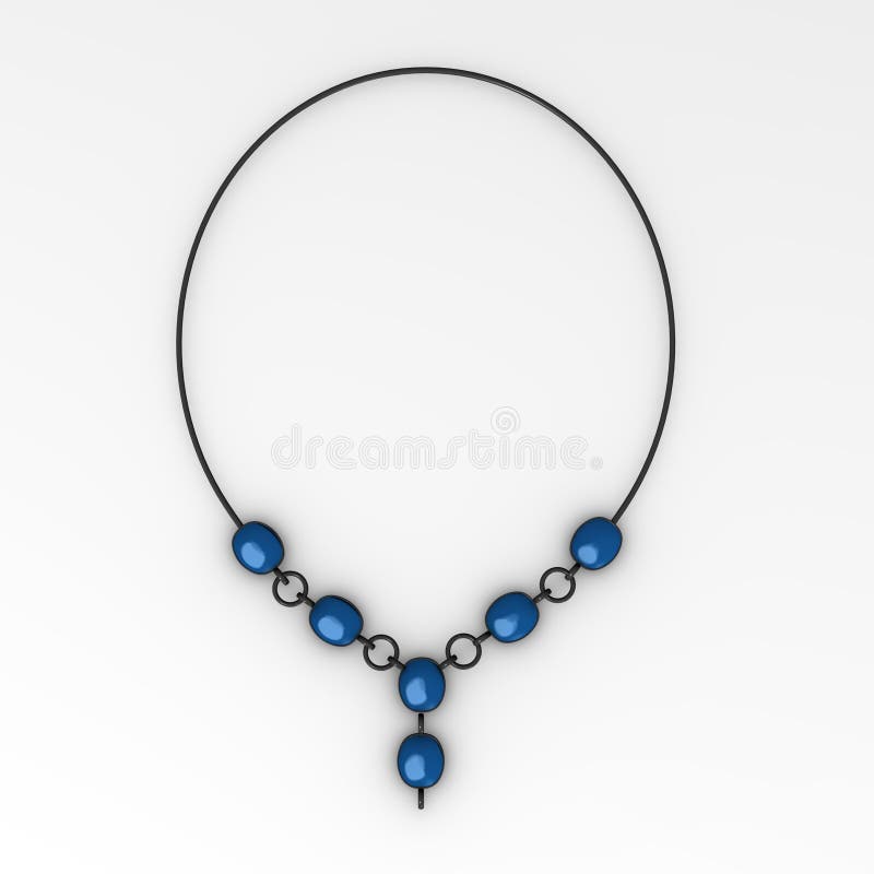 Necklace stock vector. Illustration of decorate, fake, attractive - 534560