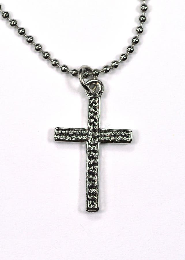 Necklace cross stock image. Image of accessories, cross - 5917283