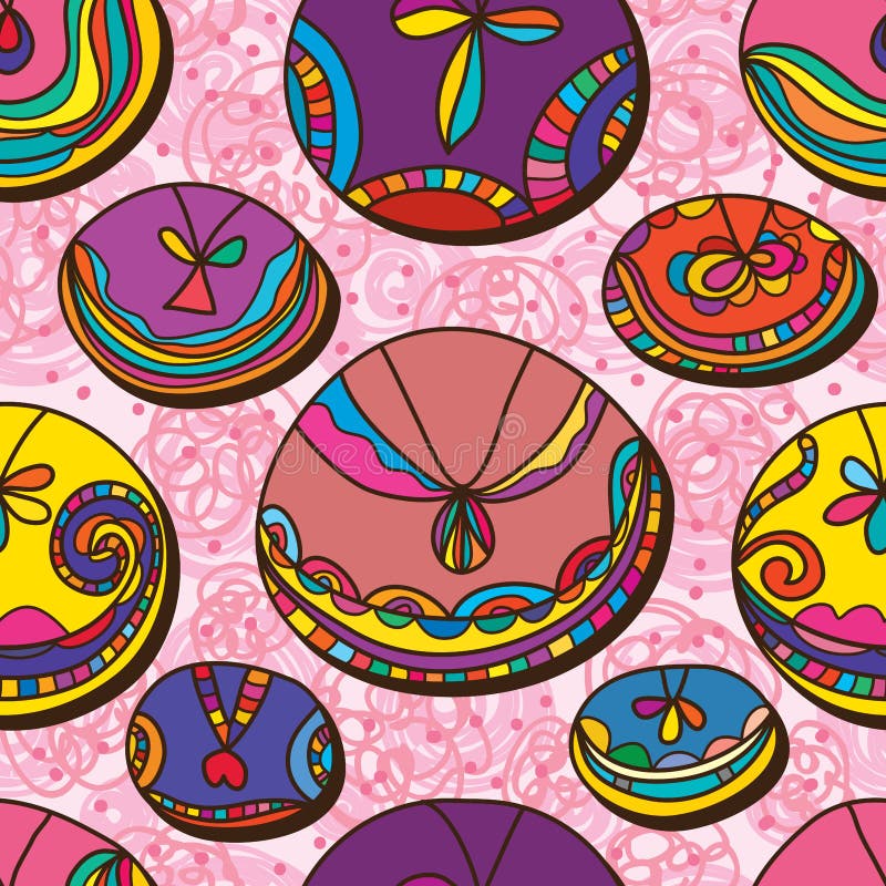 Necklace Decor Seamless Pattern Stock Vector - Illustration of arts ...