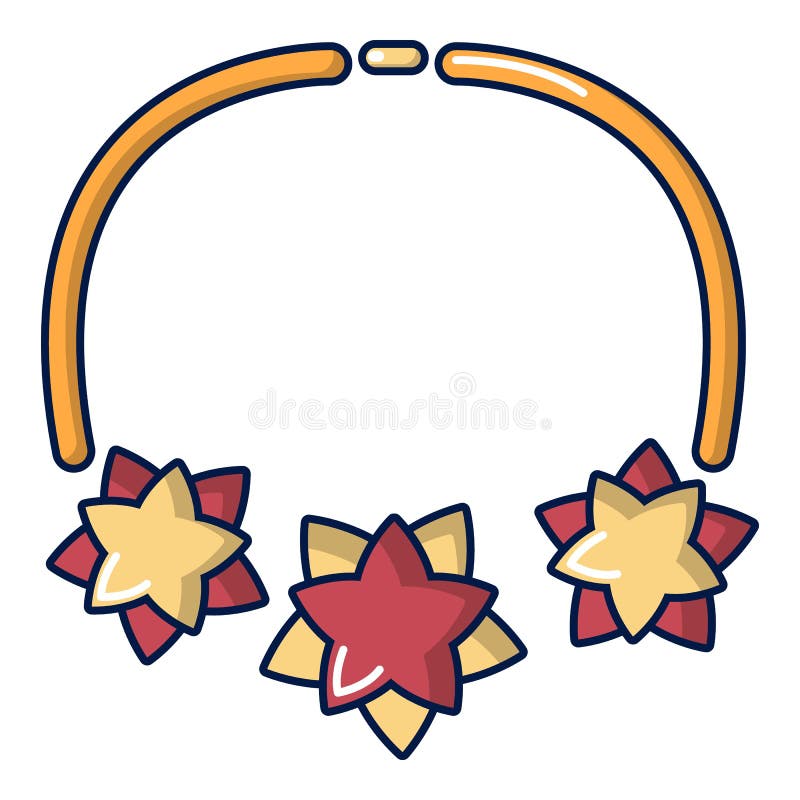 Necklace Icon, Cartoon Style Stock Vector - Illustration of precious ...