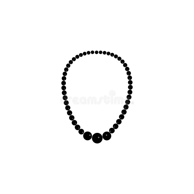 Necklace logo stock vector. Illustration of jewel, fashion - 205492474
