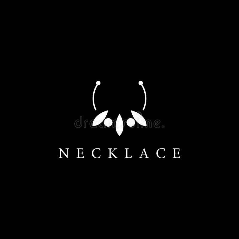 Necklace logo vector stock vector. Illustration of element - 188447423