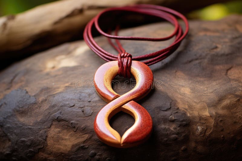 A Necklace Pendant in the Shape of an Infinity Symbol Stock Photo ...