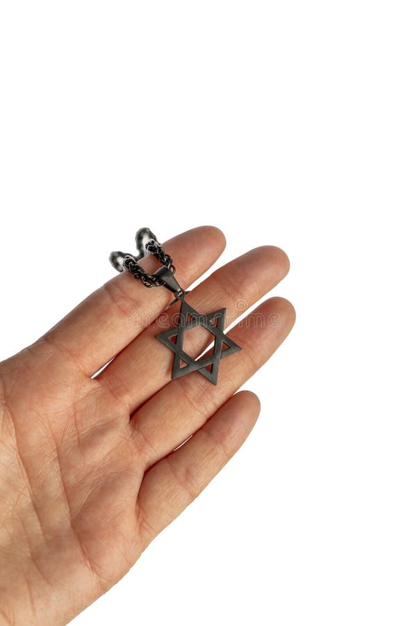 A Hand Holding the Star of David Stock Photo - Image of icon, sign ...