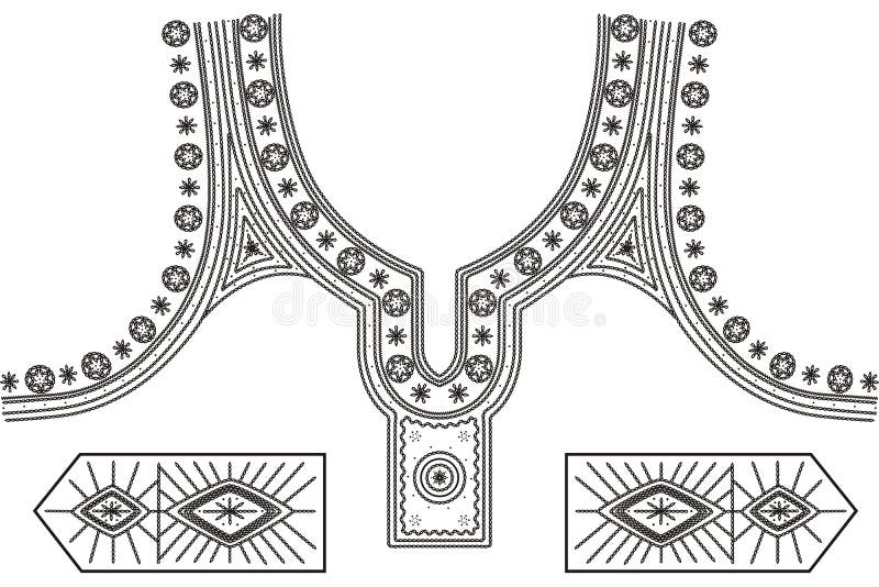 Neckline Illustration Design Fashion Stock Illustration - Illustration ...