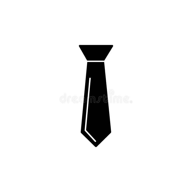 Necktie Icon Logo Vector Design Template Stock Illustration ...