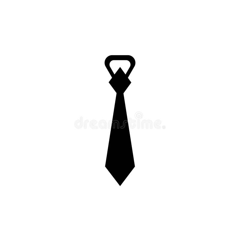 Necktie Icon Logo Vector Design Template Stock Illustration ...