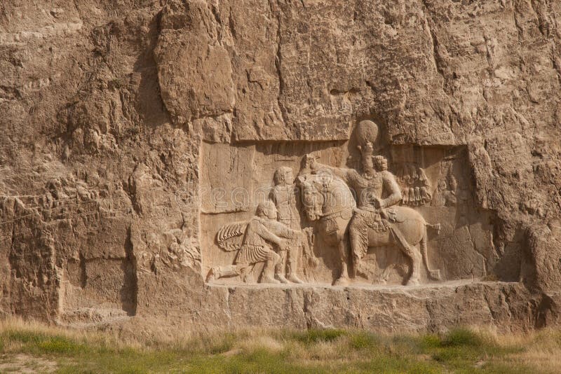 Naqsh-i Rustam stock photo. Image of sarcophagus, asia - 15883616