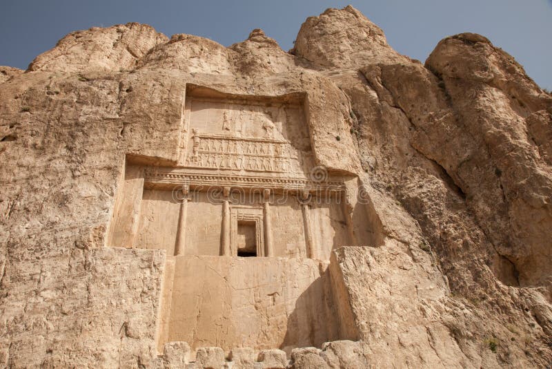 Necropolis, Naqsh Rustam, Iran Stock Photo - Image of history ...
