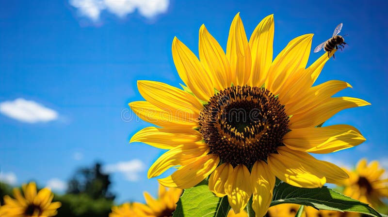 Queen Bee Sunflower Stock Illustrations 64 Queen Bee Sunflower Stock