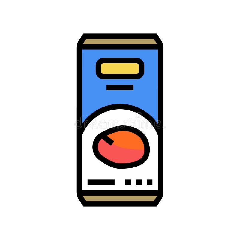 Nectar Mango Fruit Color Icon Vector Illustration Stock Vector ...