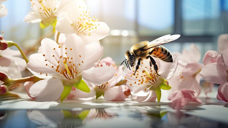 Nectar spring chemistry stock illustration. Illustration of ...