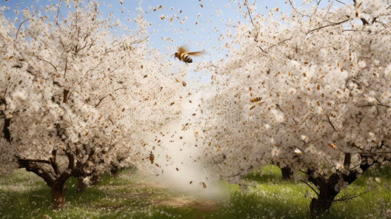 Nectar tree pollen stock photo. Image of allergy, sweet - 361705660