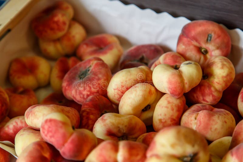 Nectarine Group from a Market Stock Image - Image of eating, gourmet ...