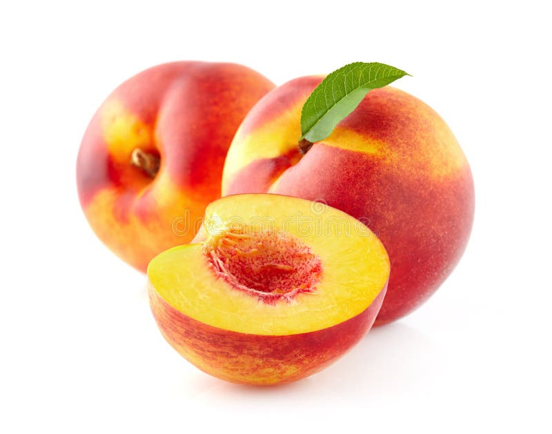 Slice of nectarine stock image. Image of closeup, fresh - 21032211
