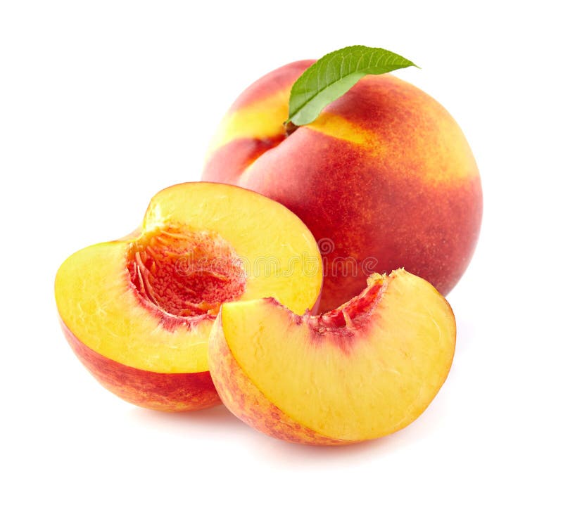 Slice of nectarine stock image. Image of closeup, fresh - 21032211
