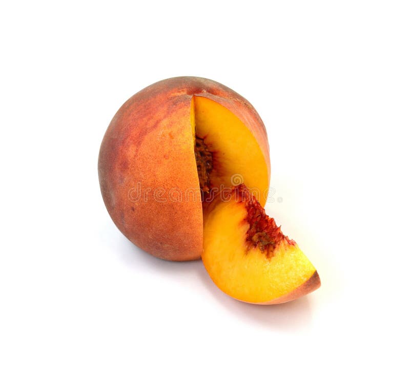 Nectarine peach isolated stock photo. Image of healthy - 347307730
