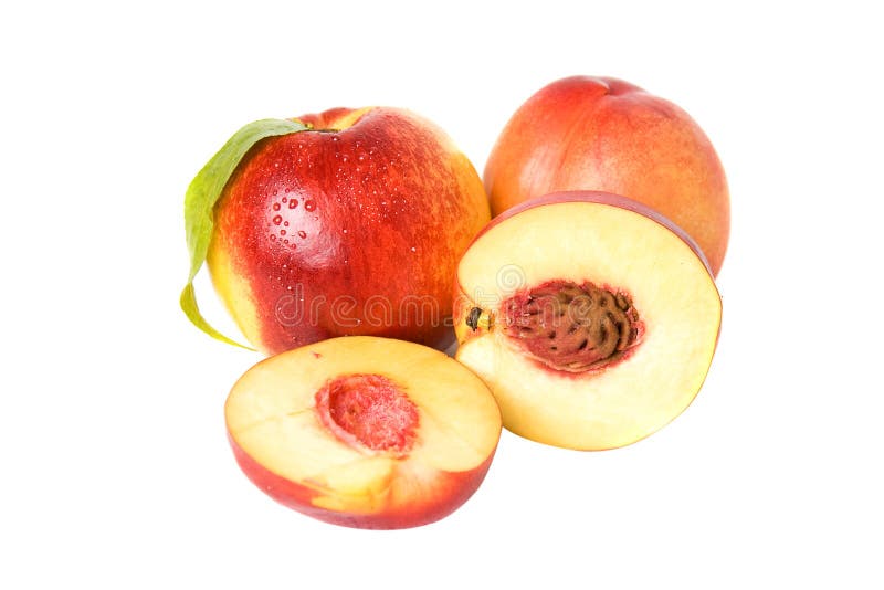 Nectarines stock image. Image of fruit, upright, transparent - 20864211