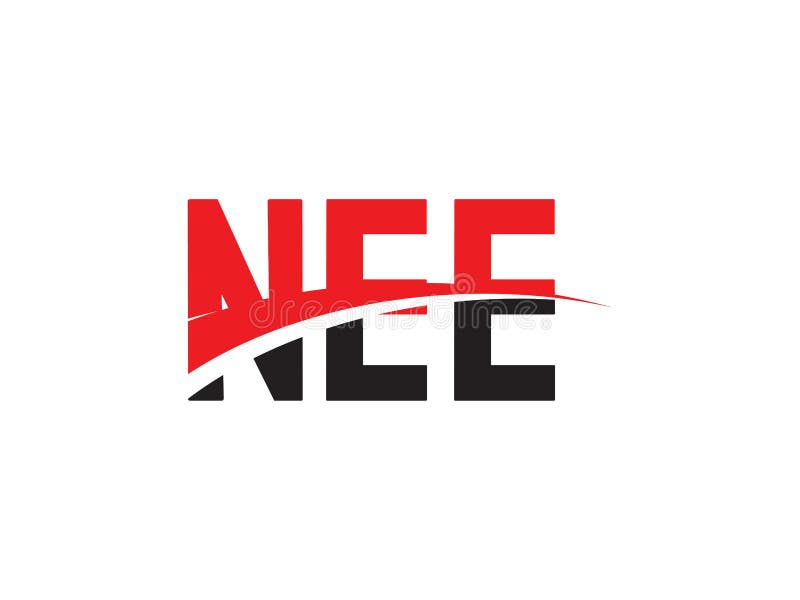 NEE Letter Initial Logo Design Vector Illustration Stock Vector ...