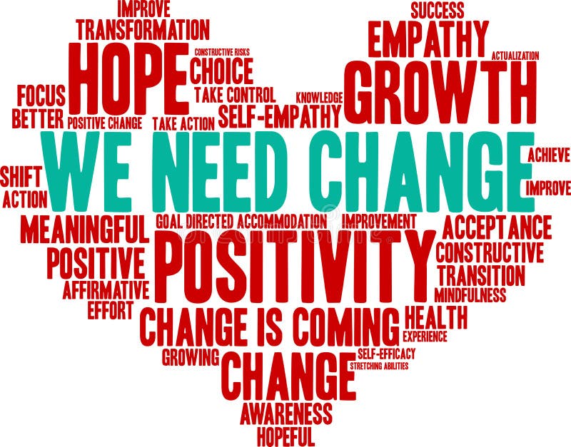 We Need Change Word Cloud stock vector. Illustration of focus - 206175886