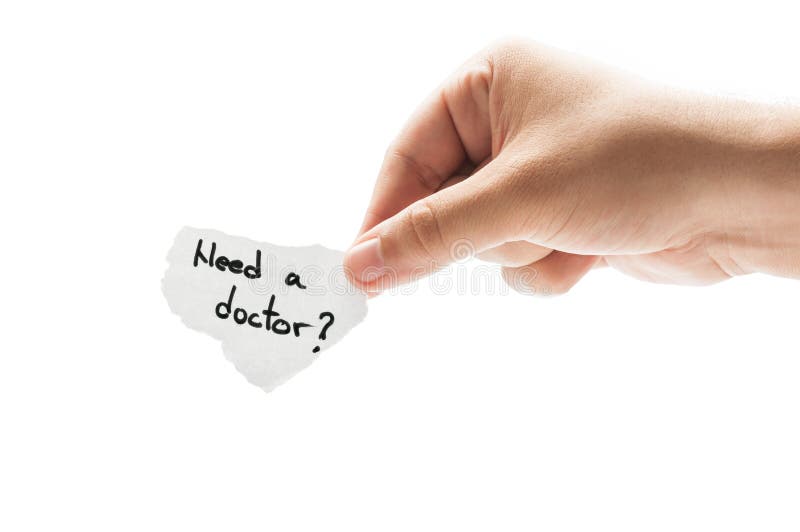 Need a doctor? stock photo. Image of handwritting, male - 42621116