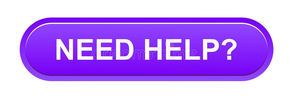 Need help button stock vector. Illustration of clip - 137914029