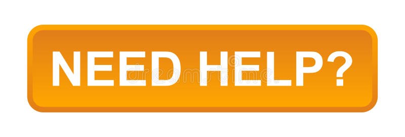 Need help button stock vector. Illustration of clip - 137914389
