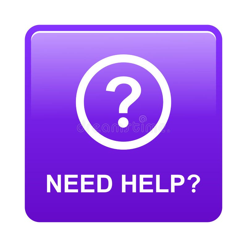 Need help button stock vector. Illustration of click - 137914331