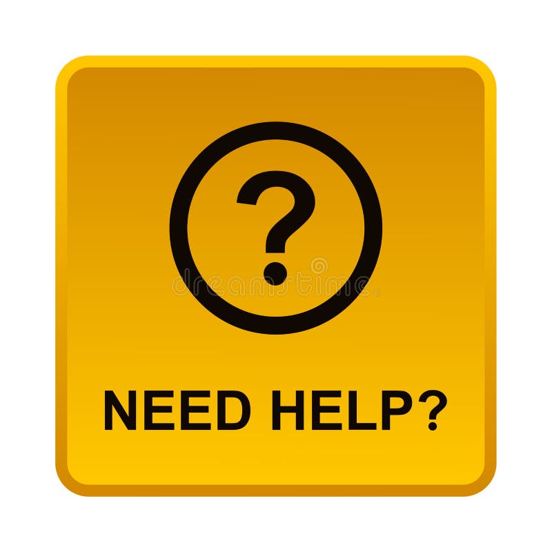 Need help button stock vector. Illustration of blog - 137915387