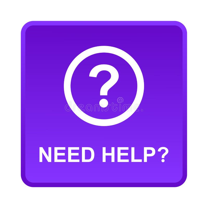 Need help button stock vector. Illustration of click - 137914331