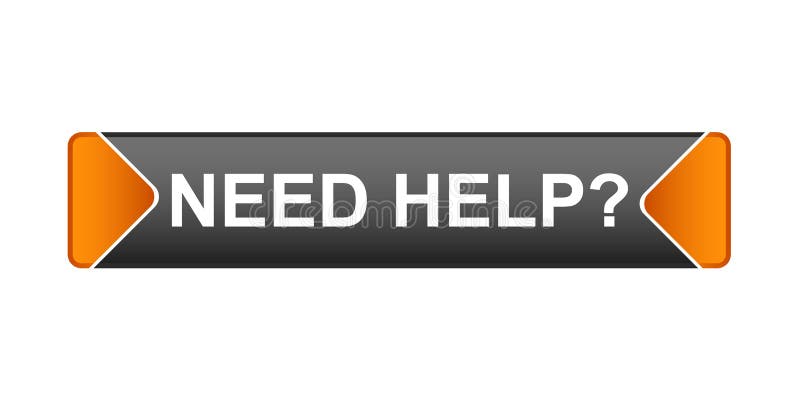Need Help Website Button Stock Illustrations – 448 Need Help Website ...