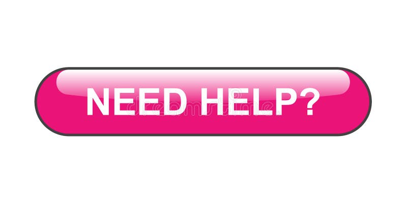 Need Help Website Button Stock Illustrations – 439 Need Help Website ...