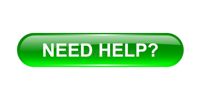 Help Web Button Green Blue Mixed Stock Illustration - Illustration of ...