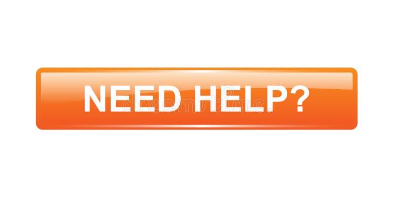 Need help button stock illustration. Illustration of assistance - 121774307
