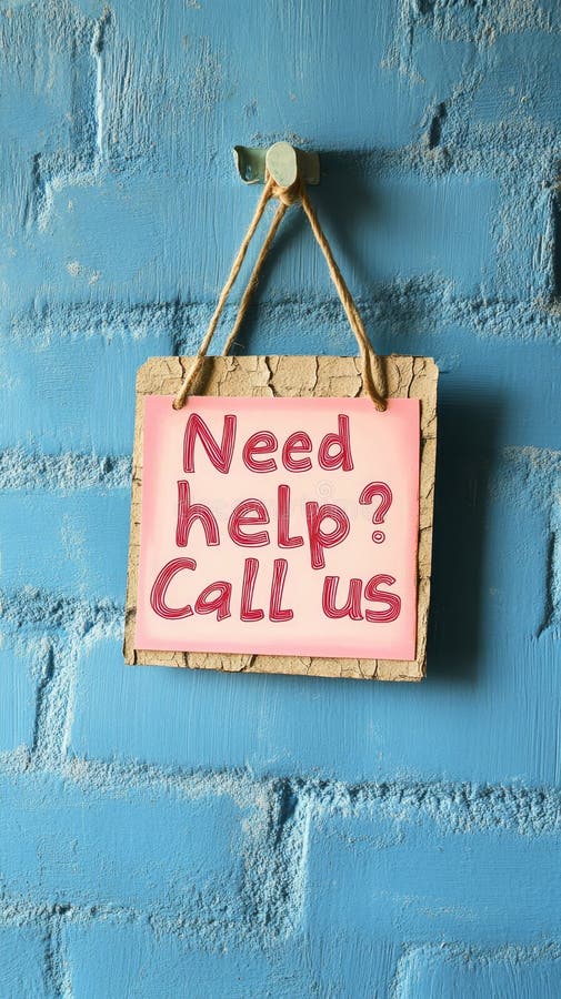 Call Me Note stock illustration. Illustration of help - 197478223