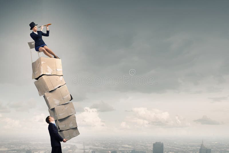 Need Help with Office Removal Stock Photo - Image of heavy, product ...