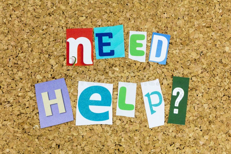 Need Help Others Skills Ability Helping Hand Teamwork Stock Photo ...