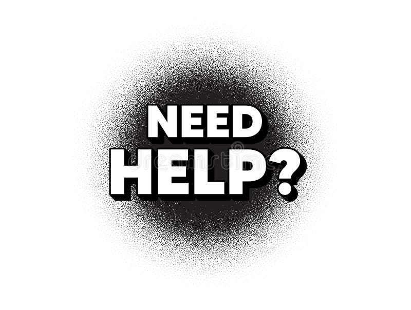 Need Help Symbol. Support Service Sign. Vector Stock Vector ...